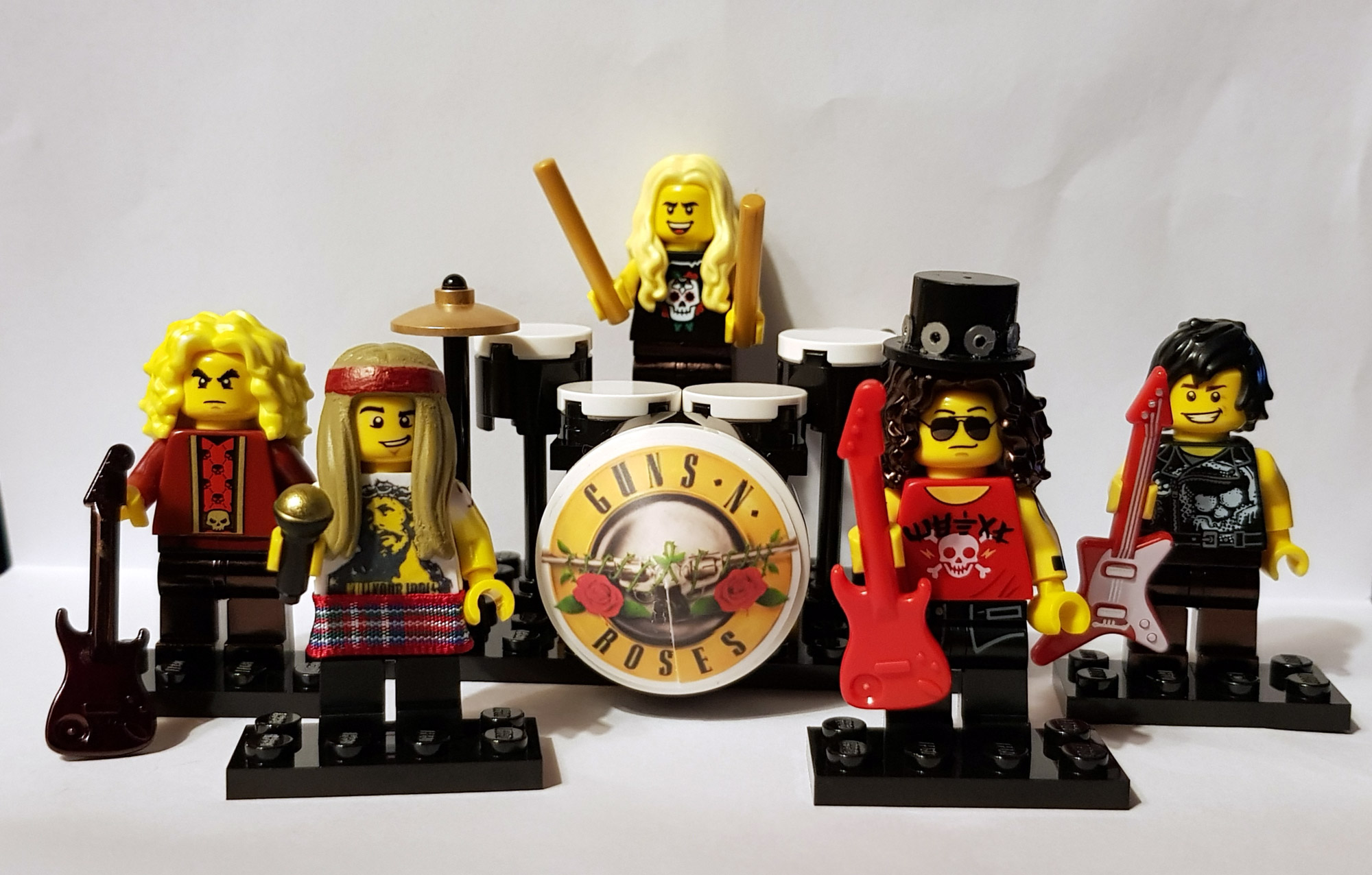 Guns N Roses Axl Rose Slash Rock 1980s Custom Figure Set Unique Special ...