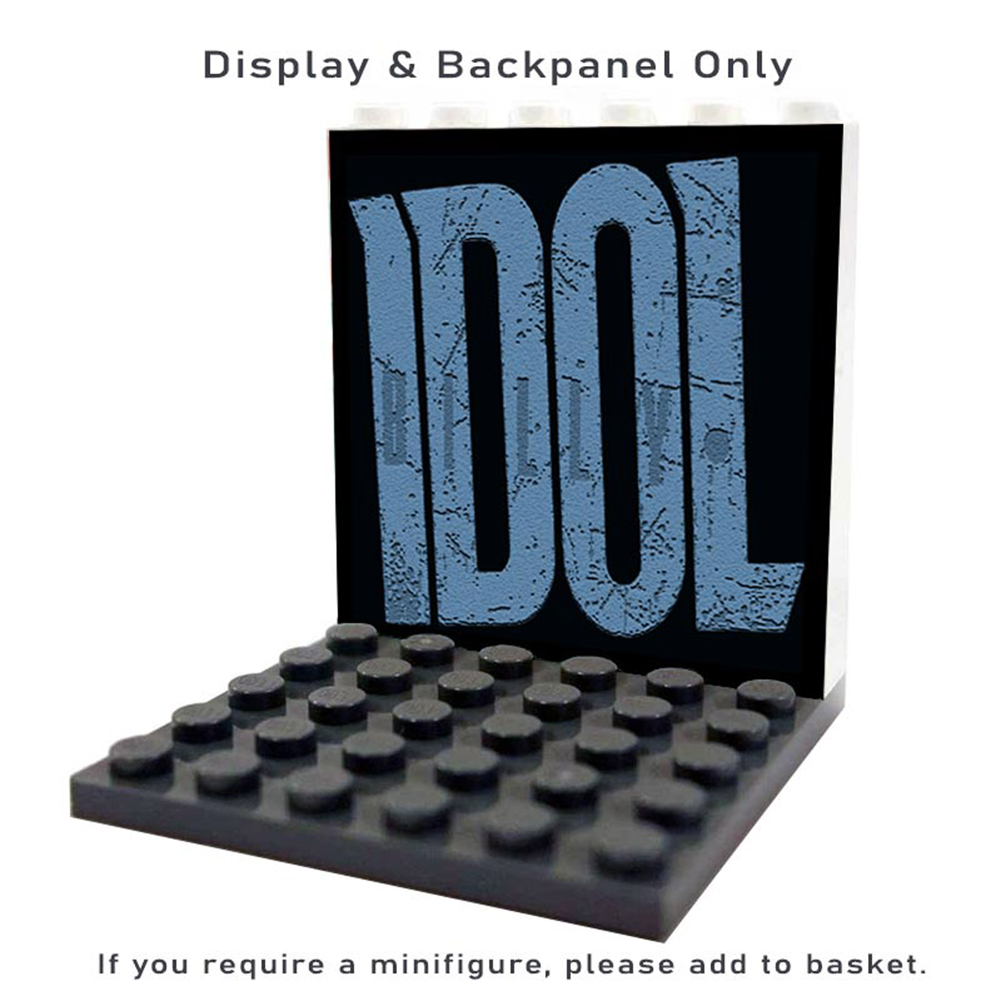 Billy Idol Pop Punk Frame Display Custom Figure 1980s Icon Unique ...