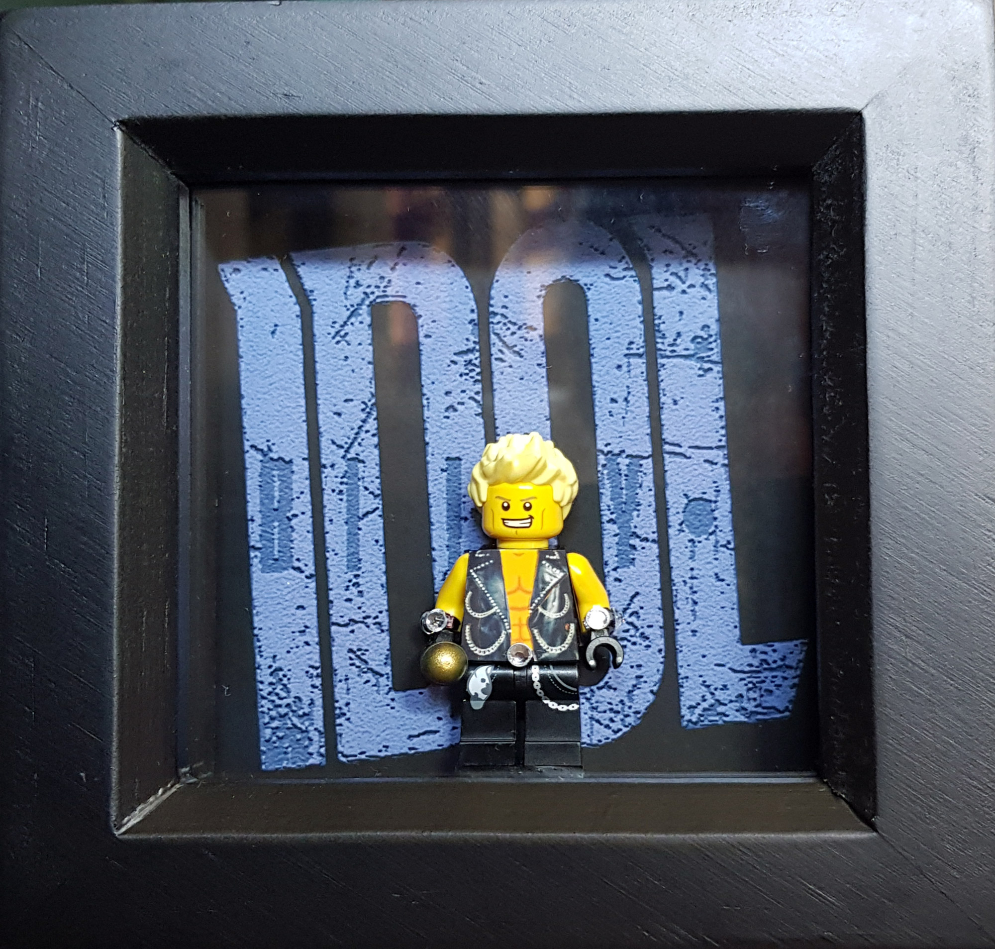 Billy Idol Pop Punk Frame Display Custom Figure 1980s Icon Unique ...